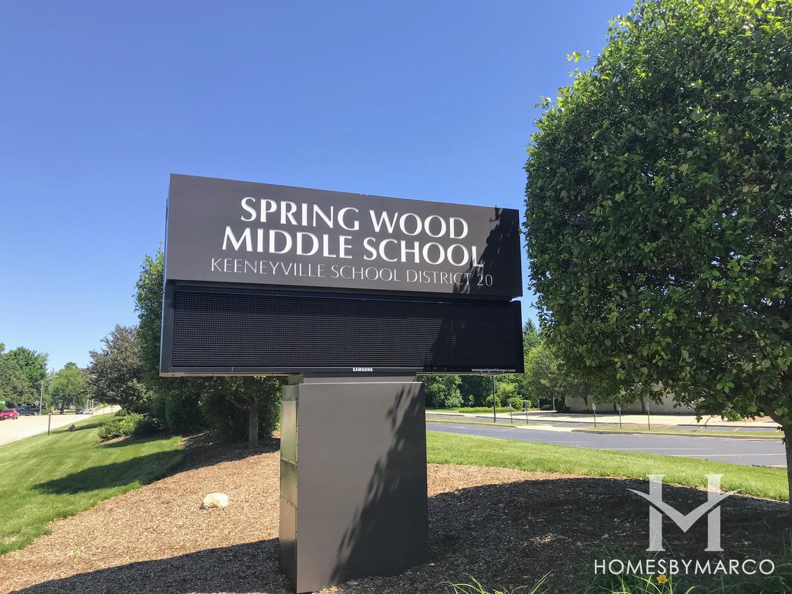 Spring Wood Middle School in Hanover Park, IL | Homes by Marco