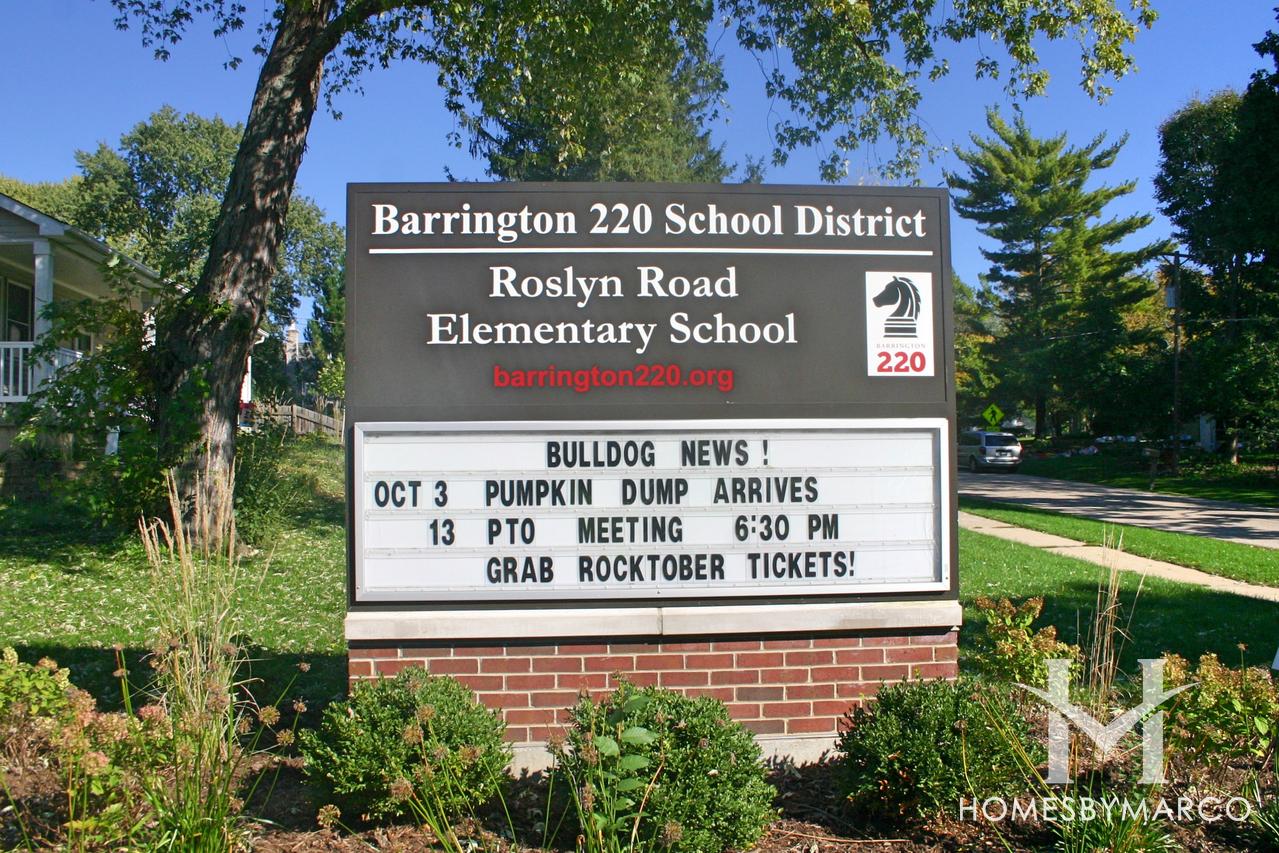 Roslyn Road Elementary School in Barrington, IL | Homes by Marco